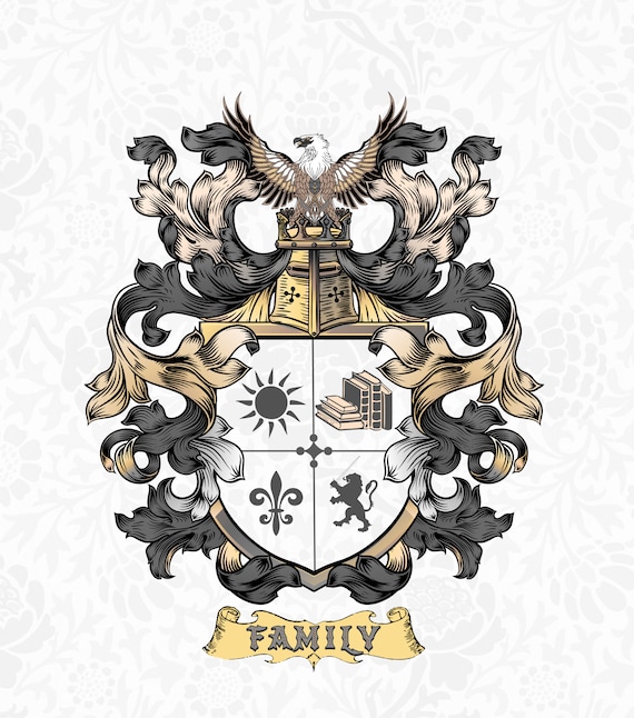 Family Crest Design Family Crest Coat Of Arms | Custom Logo Design