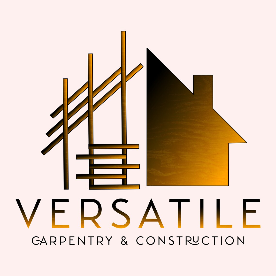 Minimalist Construction Logo Design, Custom Business Branding - Etsy
