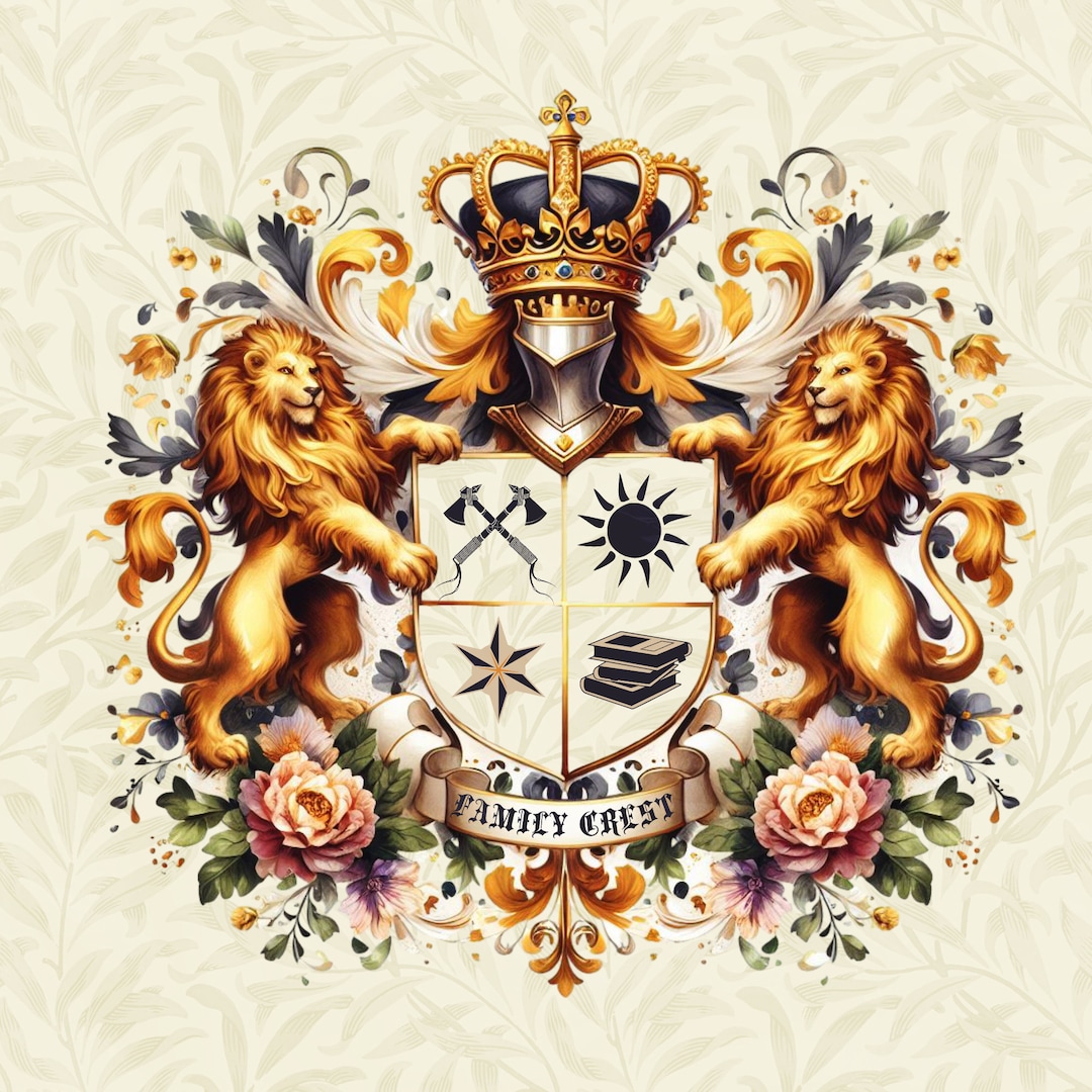 Personalized Family Crests,custom Logo Design | Family Crest,jpg,png - Etsy