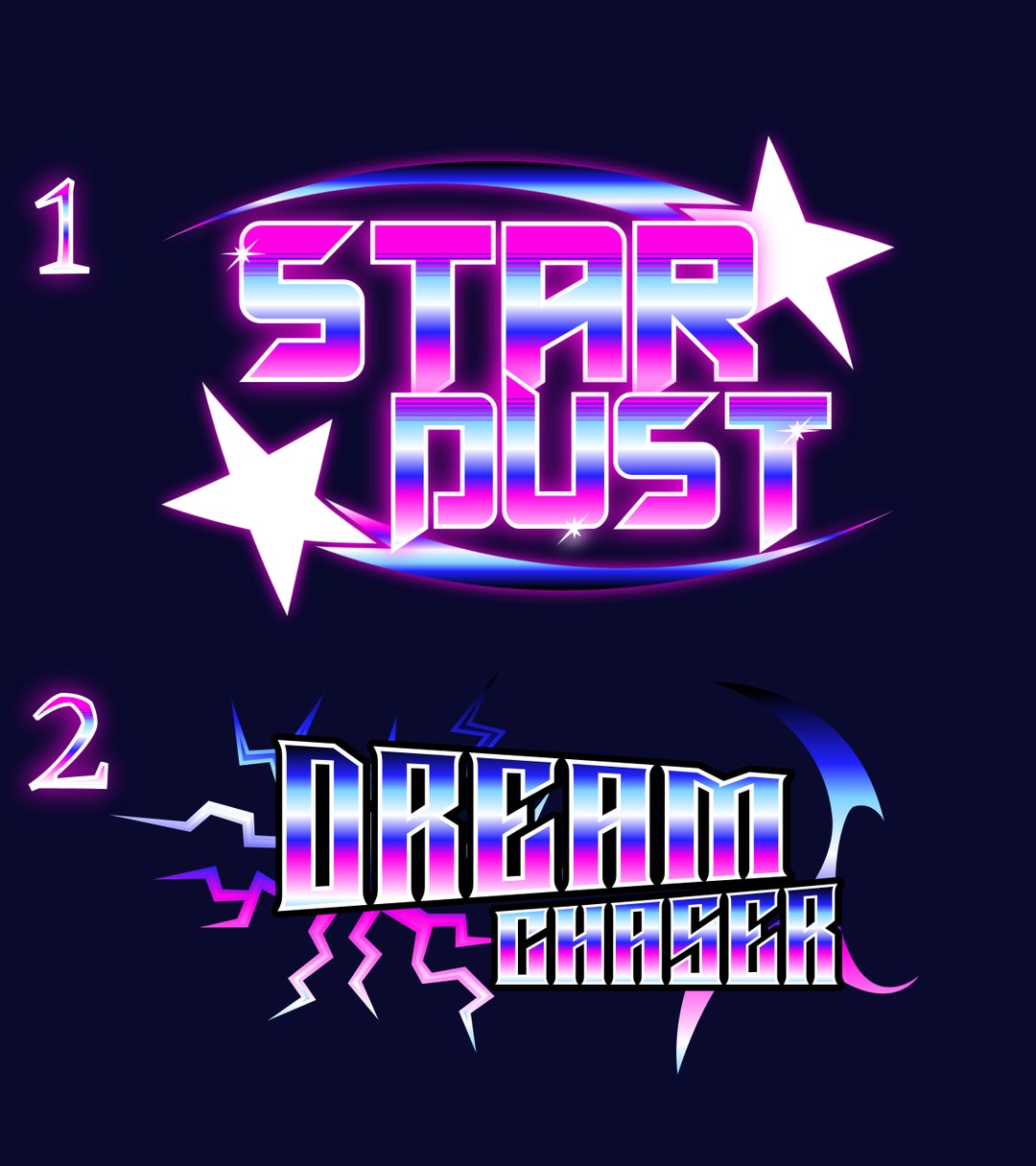 Custom Digital Y2K Logo FAST DELIVERY - Etsy