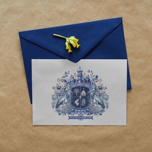 Your Family Crest, Heraldic Coat of Arms, Wedding Crest, New Home ...