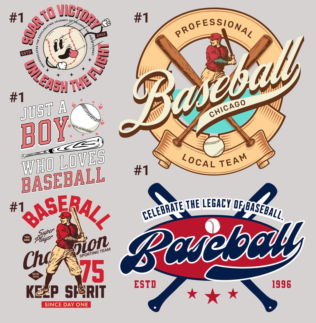 Custom Vintage Baseball Logo Design – Retro Sports Team Branding ...