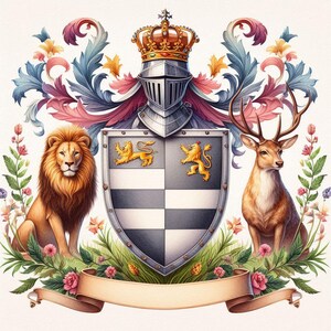 Personalized Family Crests,custom Logo Design | Family Crest,jpg,png - Etsy