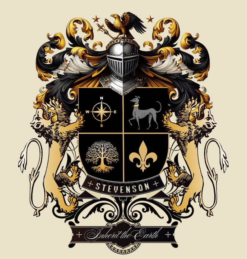 Create Your Unique Family Crest and Coat of Arms | Personalized Family ...