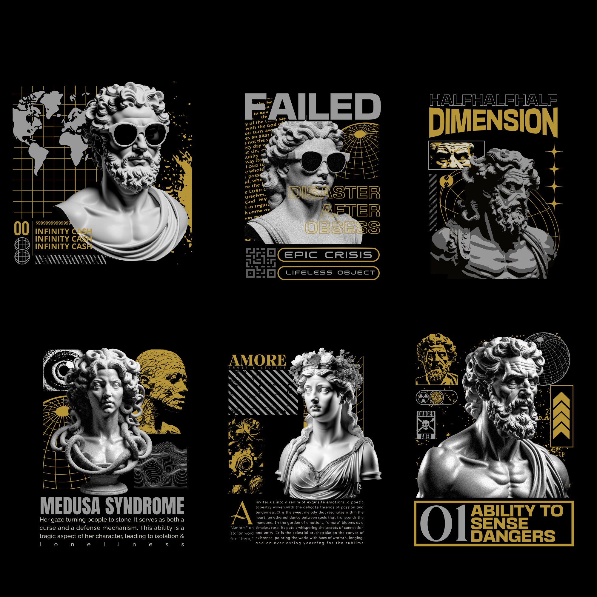 Streetwear Graphic Design Bundle, Angel Graphics, PNG Files - Etsy
