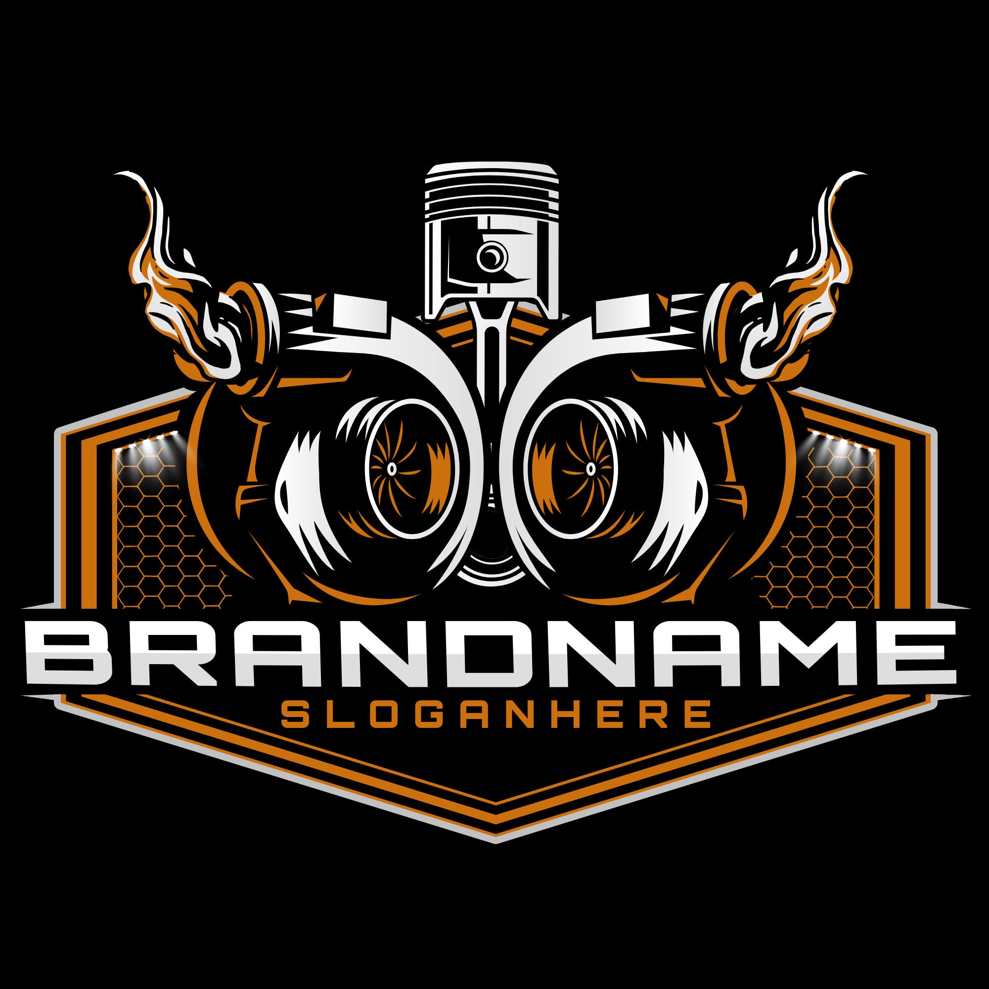 Custom Turbo Logo Design – Performance Brand Identity - Etsy