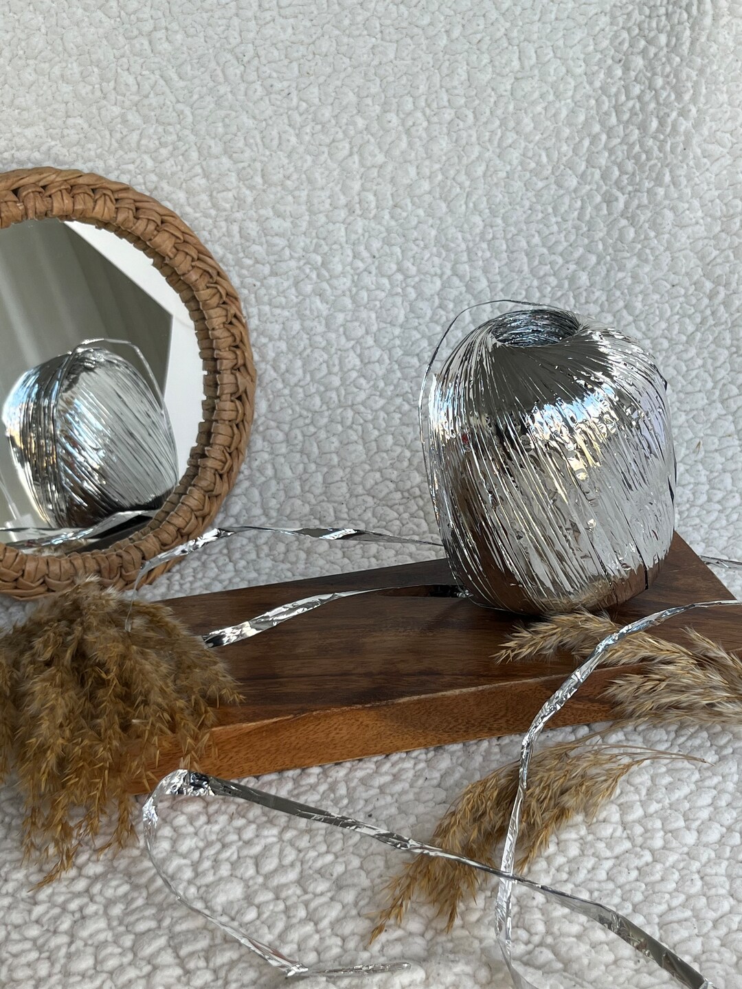Fil De Raphia Métallisé De Qualité Supérieure Fil Brillantfil - Etsy