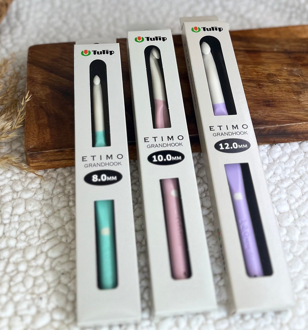 Set of 3 Tulip Etimo Grandhook Large Crochet Knitting Hook for Knitting ...