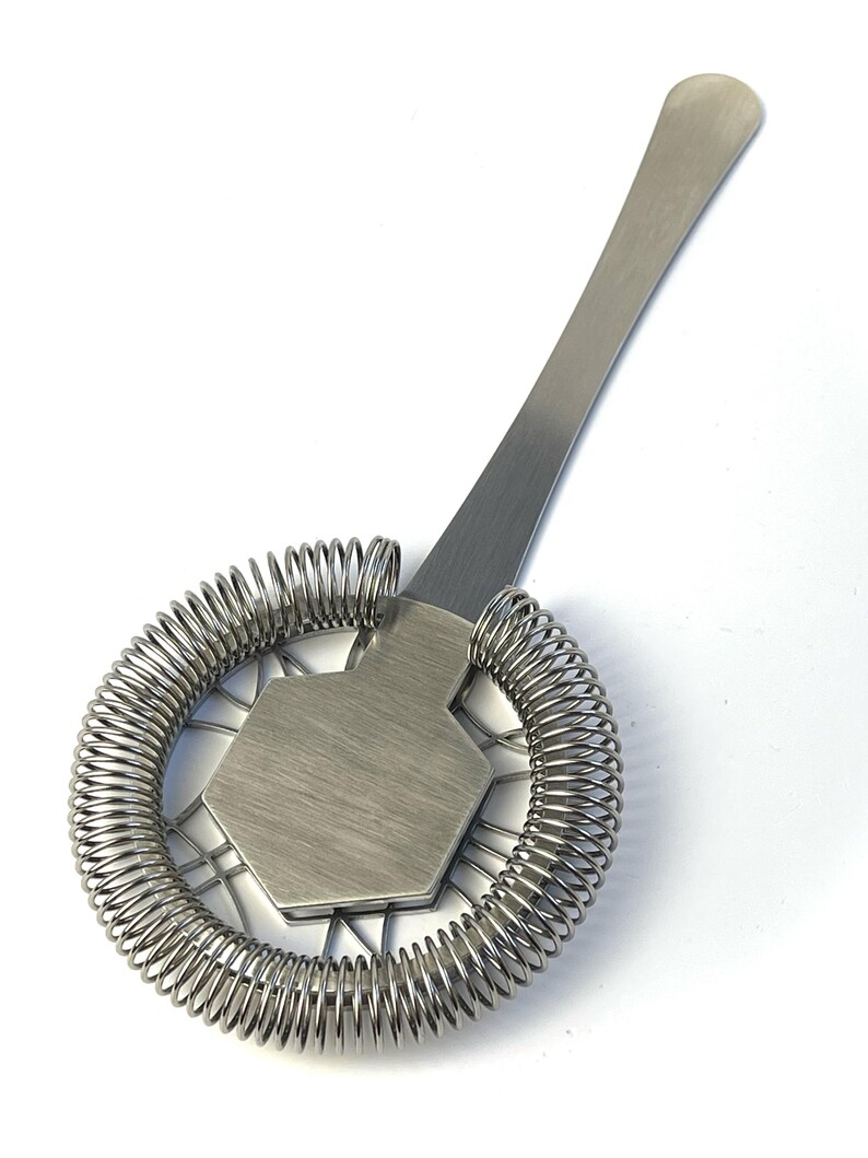 Amber Hawthorne Cocktail Strainer | Handmade Stainless Steel Unique ...