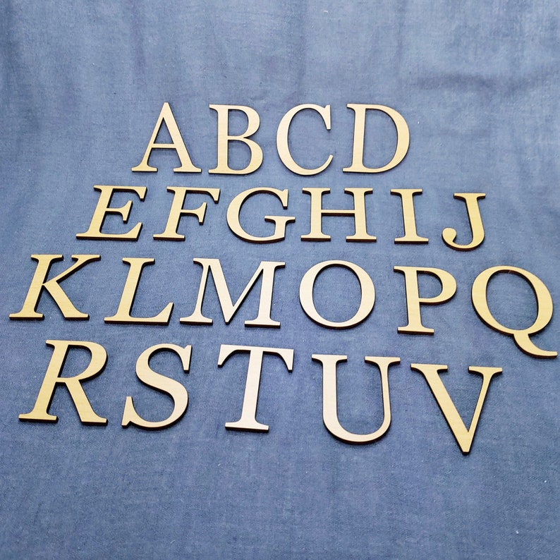 Wooden Letters MDF Beech Decoration Wall Decoration Letters - Etsy