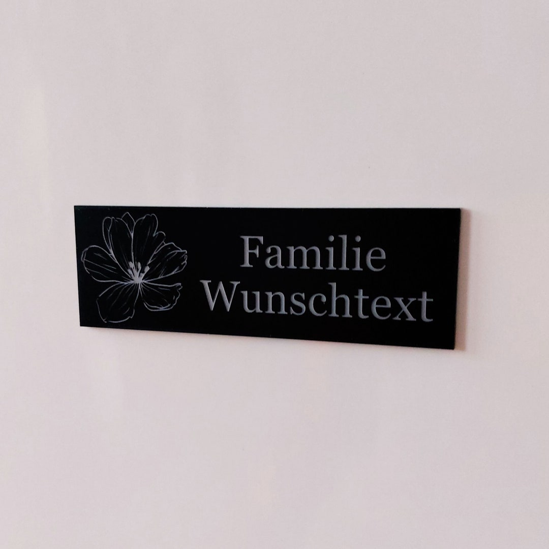 Door Sign, Nameplate, Letterbox Sign, Doorbell Sign, Front Door ...