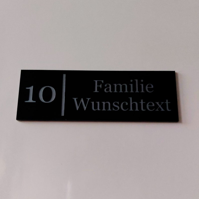 Letrero para puerta, placa con nombre, letrero para buzón, letrero para ...