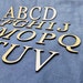 Wooden Letters MDF Beech Decoration Wall Decoration Letters - Etsy