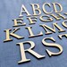 Wooden Letters MDF Beech Decoration Wall Decoration Letters - Etsy