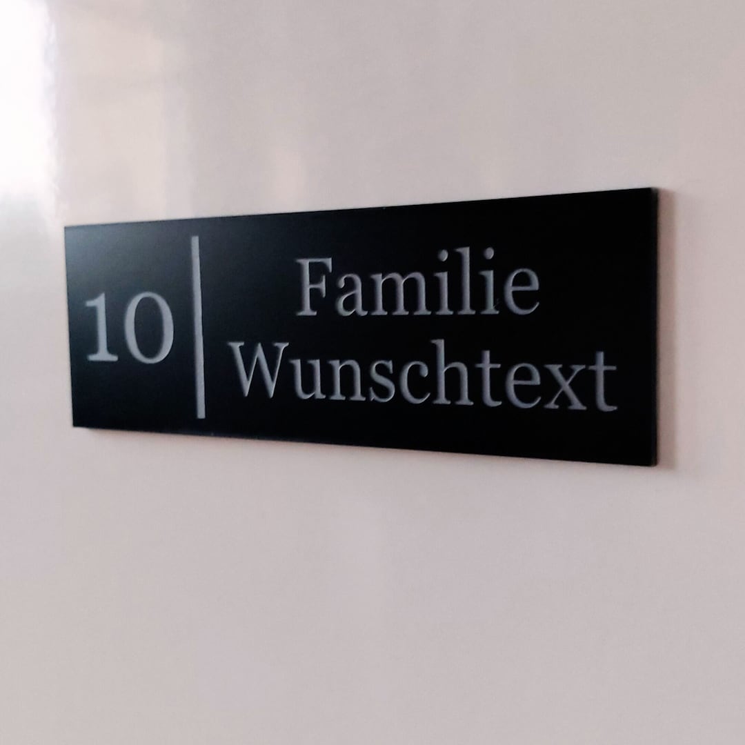 Door Sign Name Plate Letterbox Sign Doorbell Sign Front Door Acrylic ...
