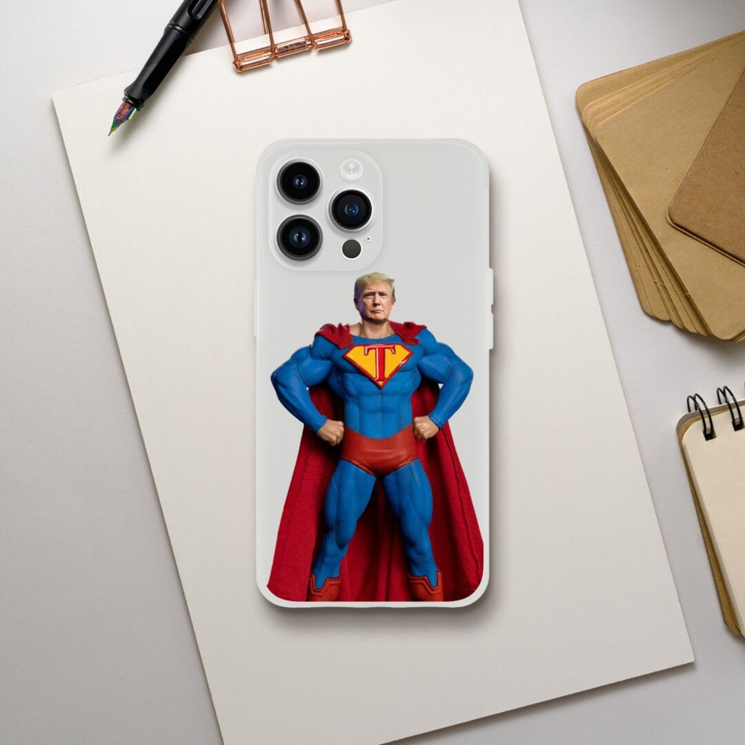 Superhero Trump Flexi Case - Etsy