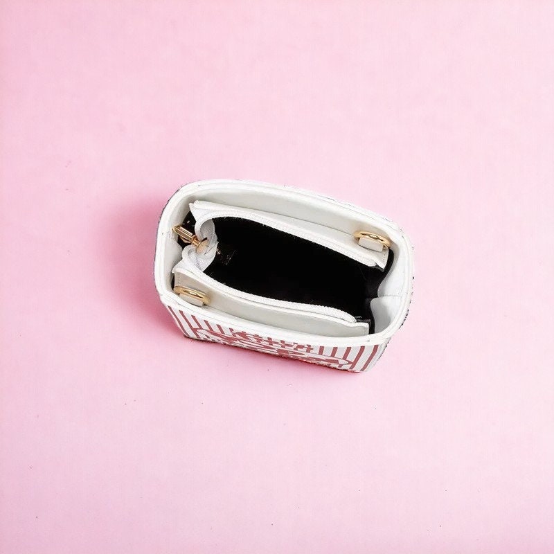 Popcorn Bag/cute Handbag/small Crossbody/woman Cute Accessorie /leather ...
