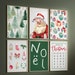 Christmas Gallery Wall Art Set of 6 Christmas Printables Christmas ...