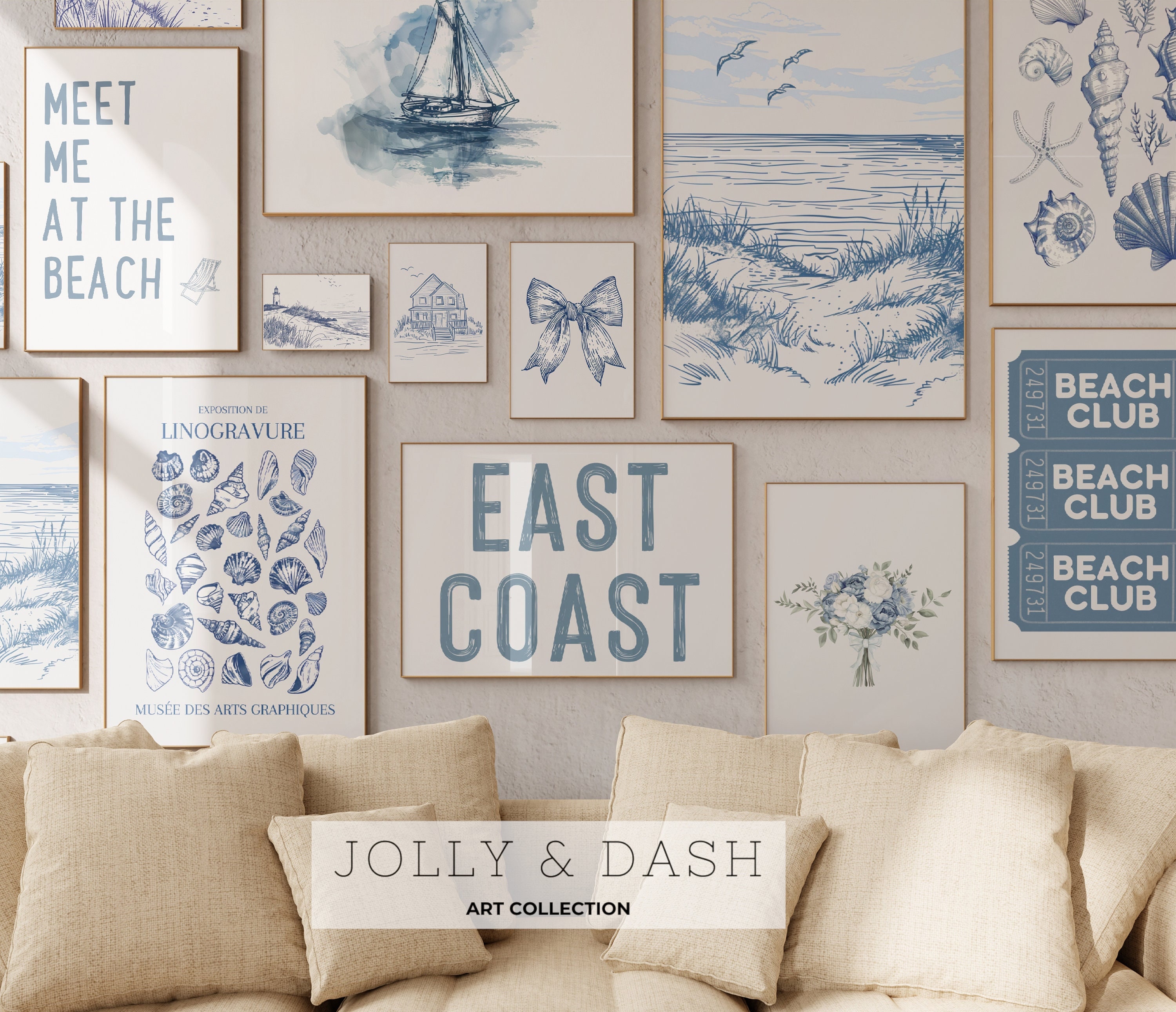 Coastal Prints, Coastal Granddaughter Decor, Coastal Cowgirl Wall Art ...