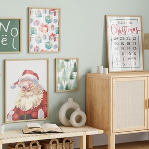 Christmas Gallery Wall Art Set of 6 Christmas Printables Christmas ...