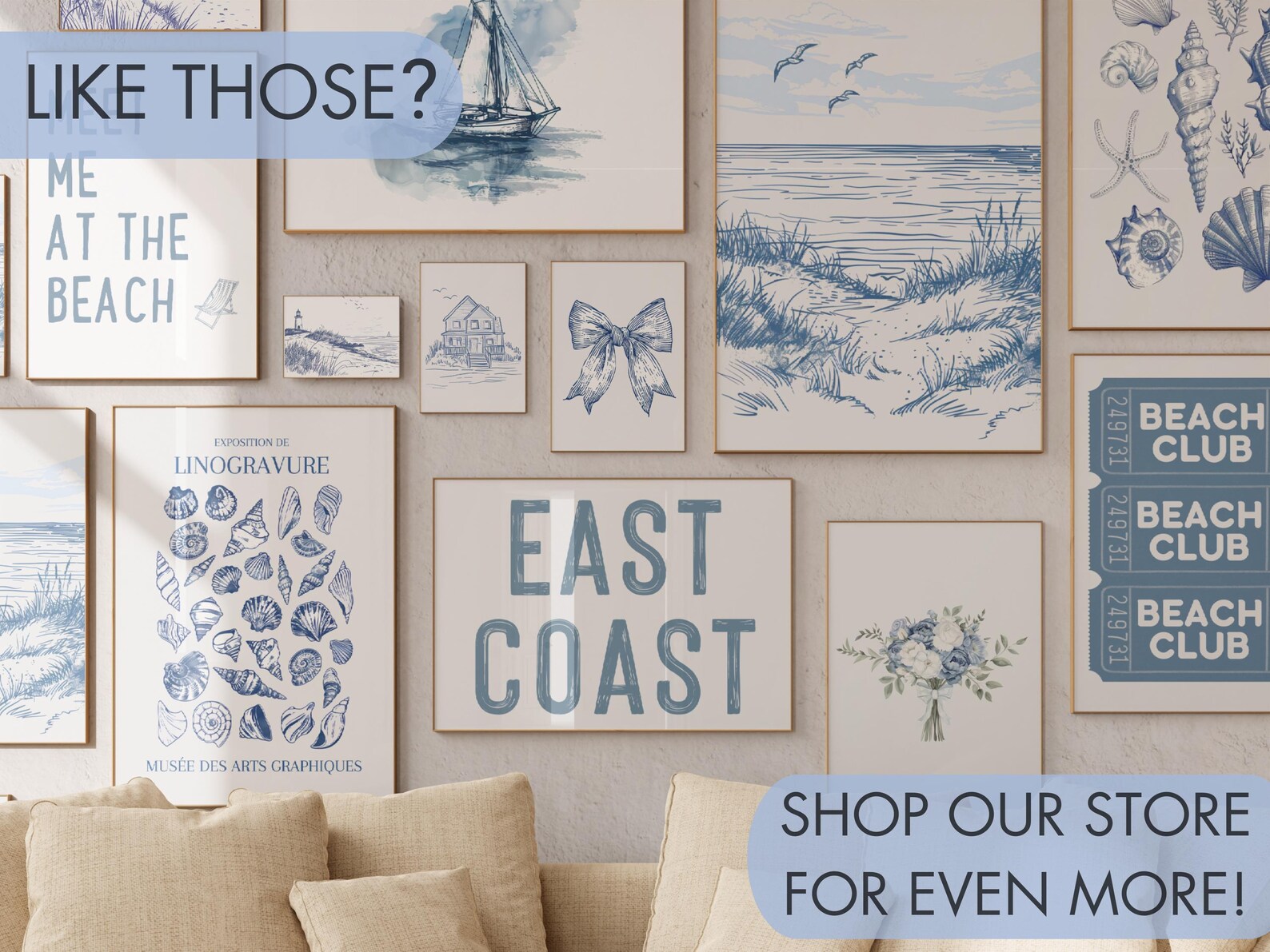 Coastal American Flag Wall Art, Coastal Granddaughter Decor, East Coast ...