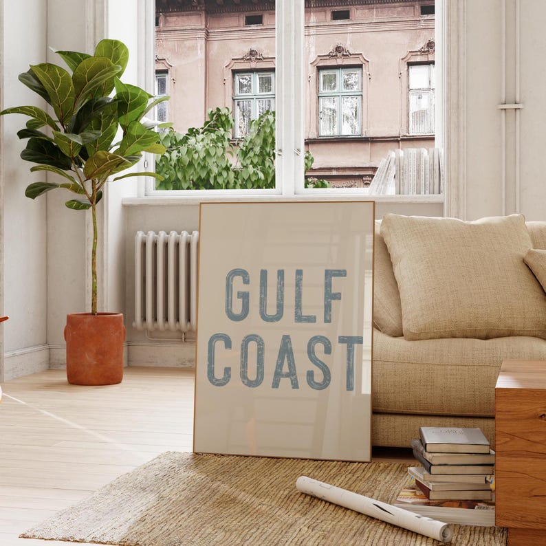 Gulf Coast Print, Coastal Granddaughter, Coastal Cowgirl Wall Art ...