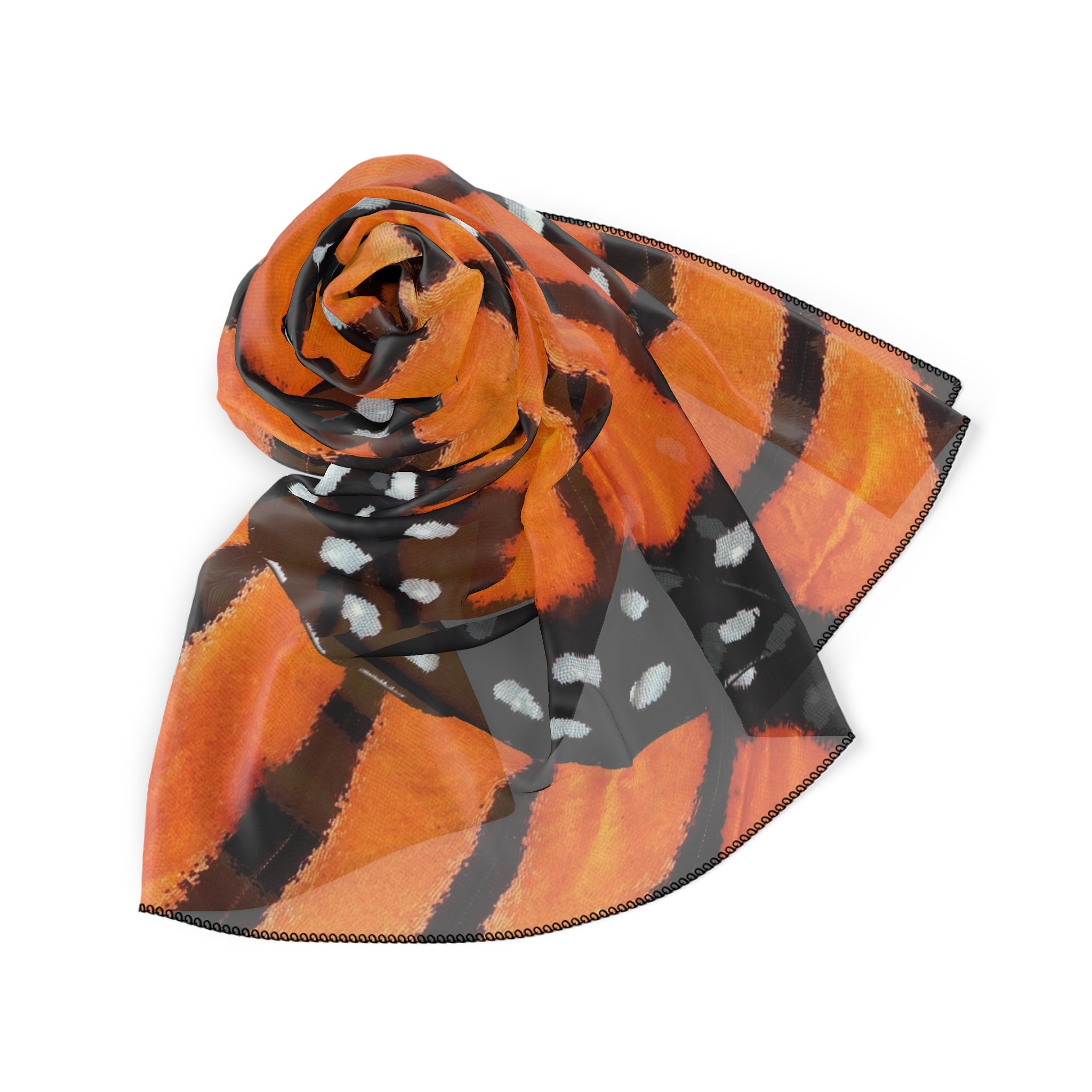 Monarch Butterfly Wings Notify Poly Scarf - Etsy
