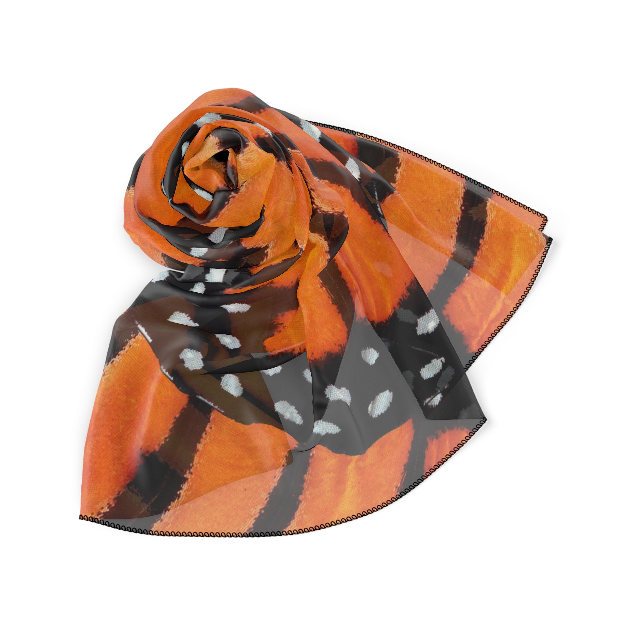 Monarch Butterfly Wings Notify Poly Scarf - Etsy