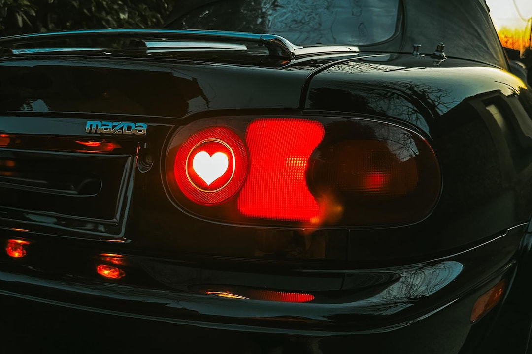 Heart Tail Light Decals Sticker Mazda MX5 Miata NA / NB– Free Shipping ...