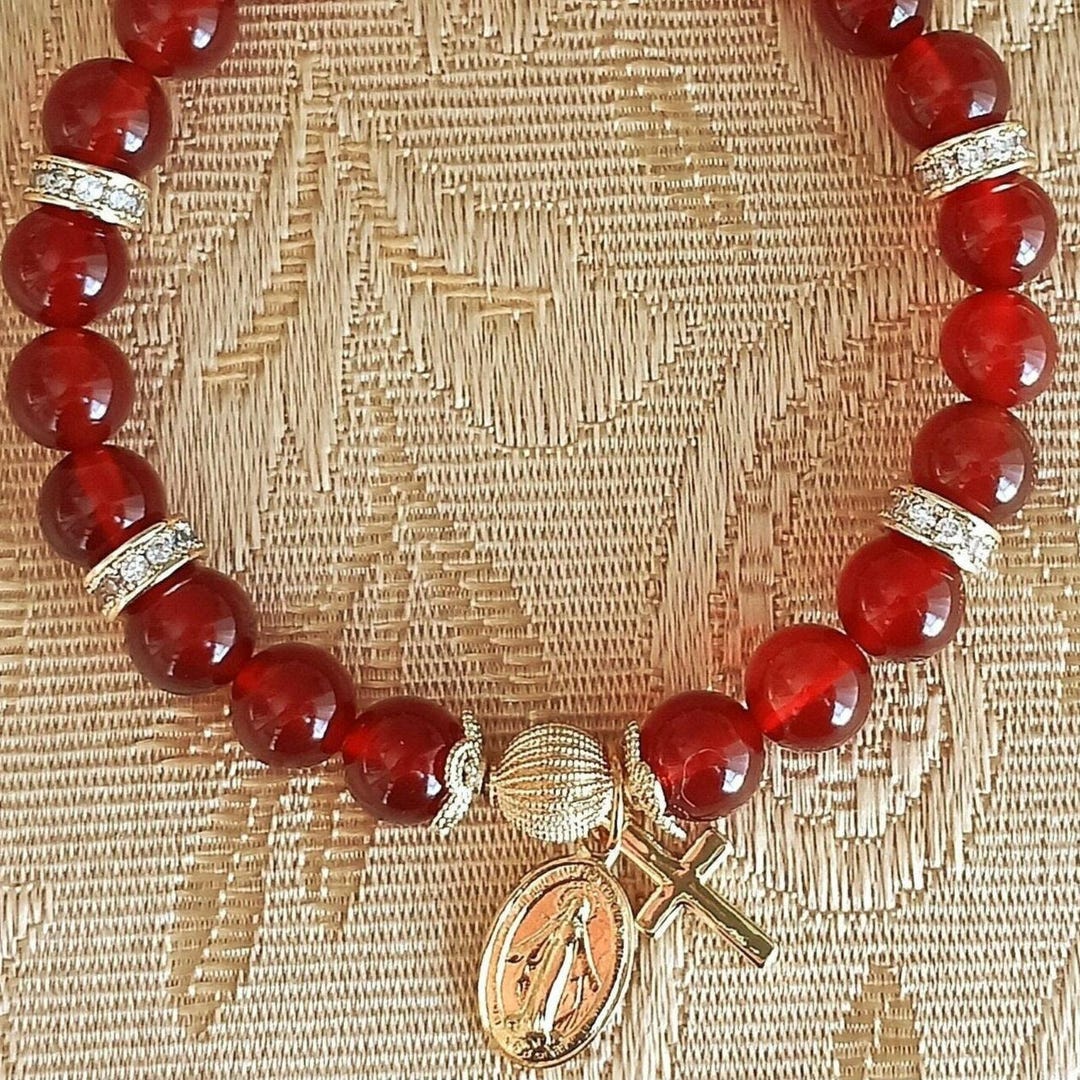 Bracelet Seven Pater, Ave and Gloria in 7 Different Colors - Etsy