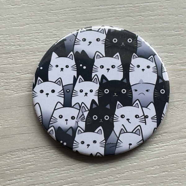 Cat Compact Mirror - Etsy