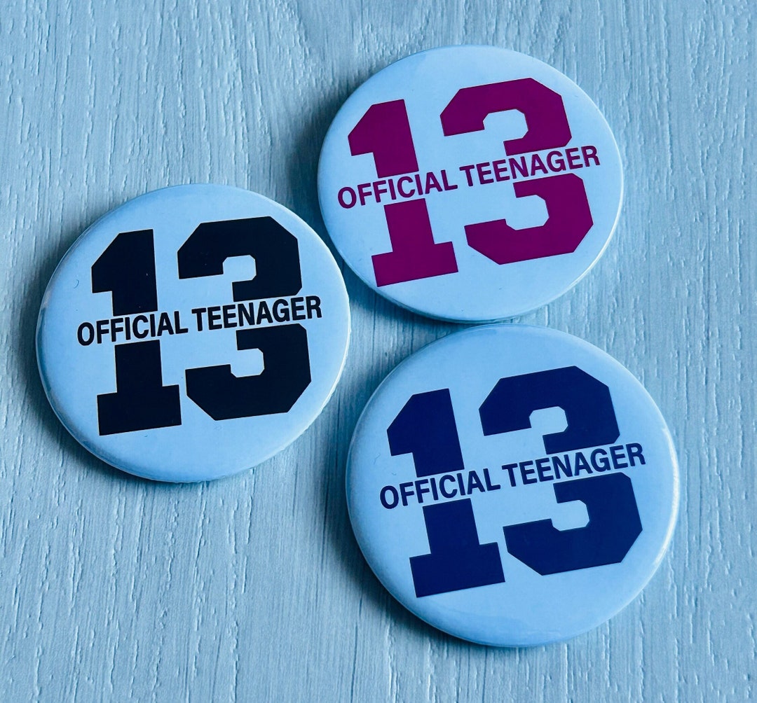 Official Teenager Badge, Teenager Badge, Teen Badge, Teenager, Official ...