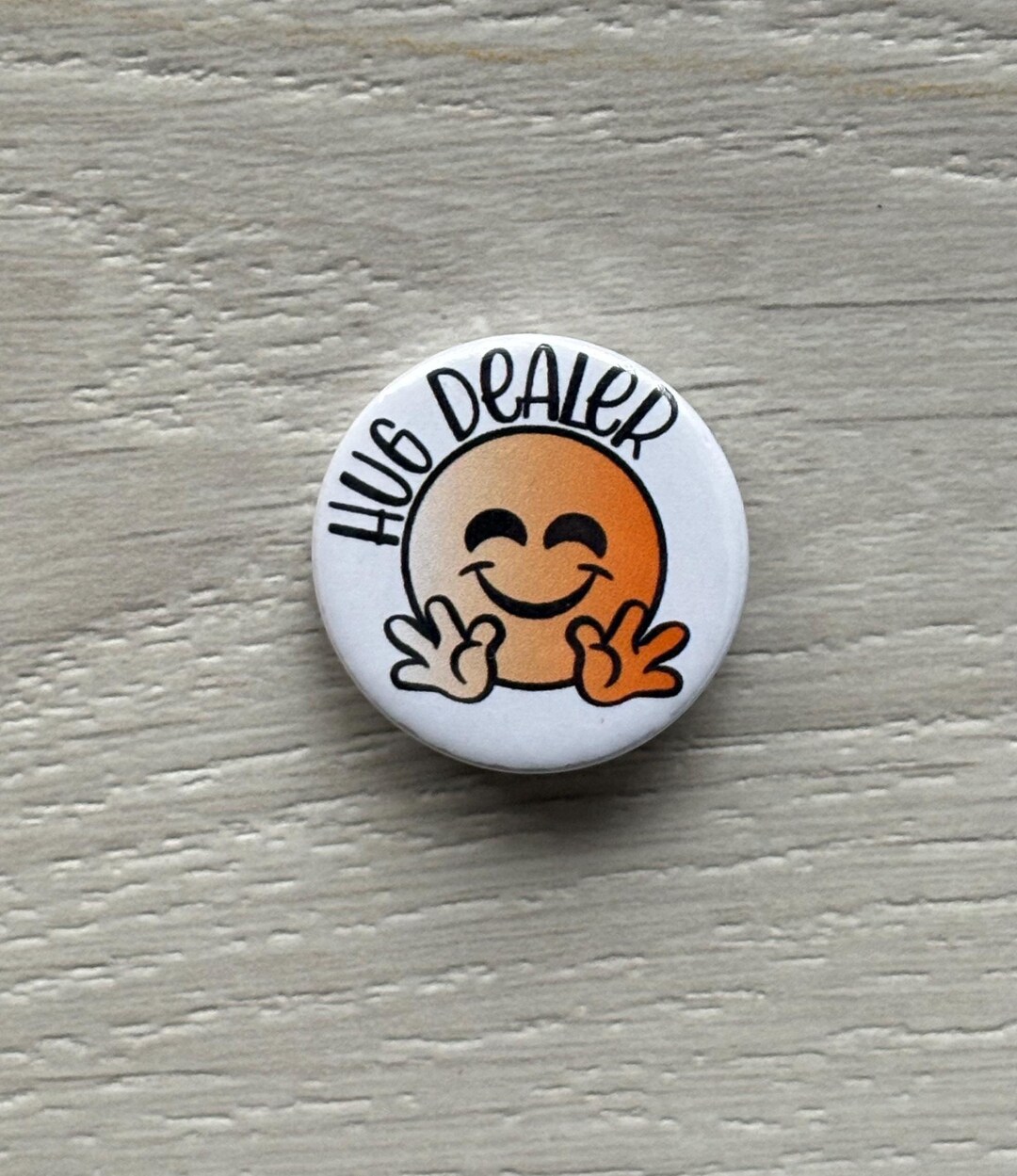 Hug Dealer Button Badge, Hug, Button Badge, Badge, Hugger, Button Badge ...