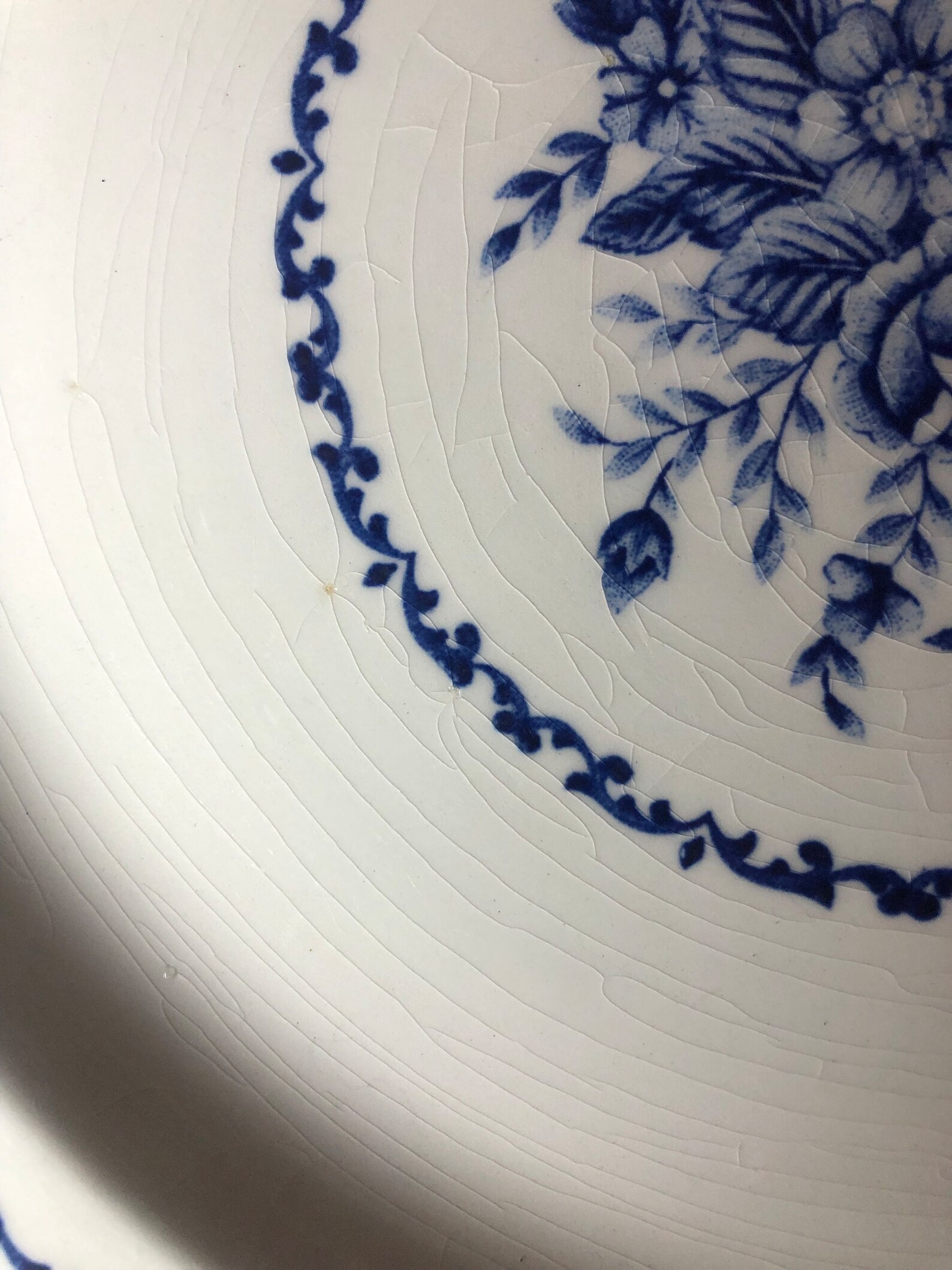 Mayhill Federalist Blue and White Dinner Plate 10.5” Ironstone Crazed ...