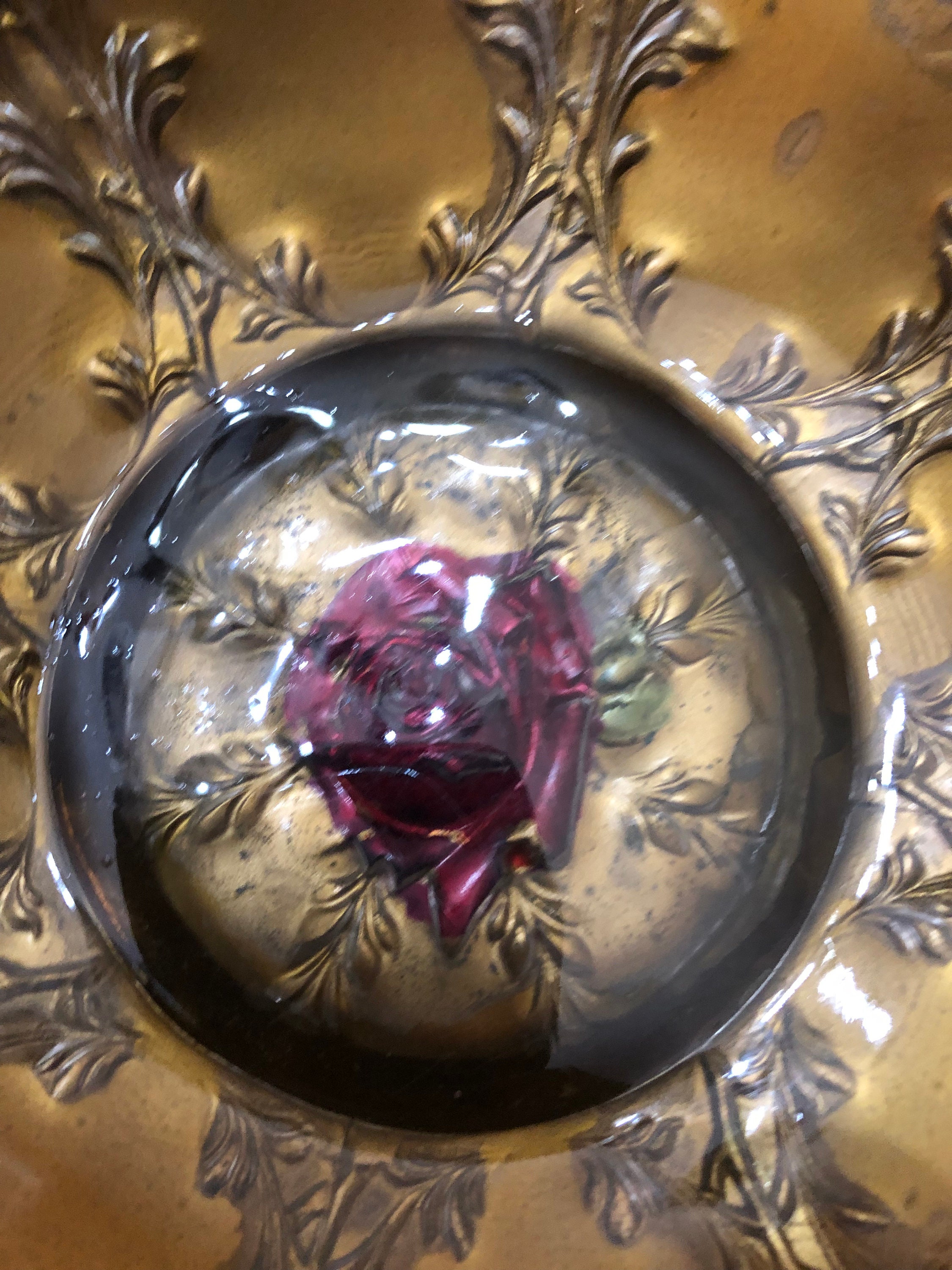 Victorian Goofus Glass EAPG Roseware Labelle Roses Lancaster - Etsy