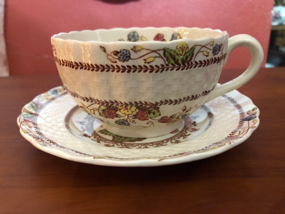 Copeland English Spode China Cowslip Cup and Saucer 1950s Excellent ...