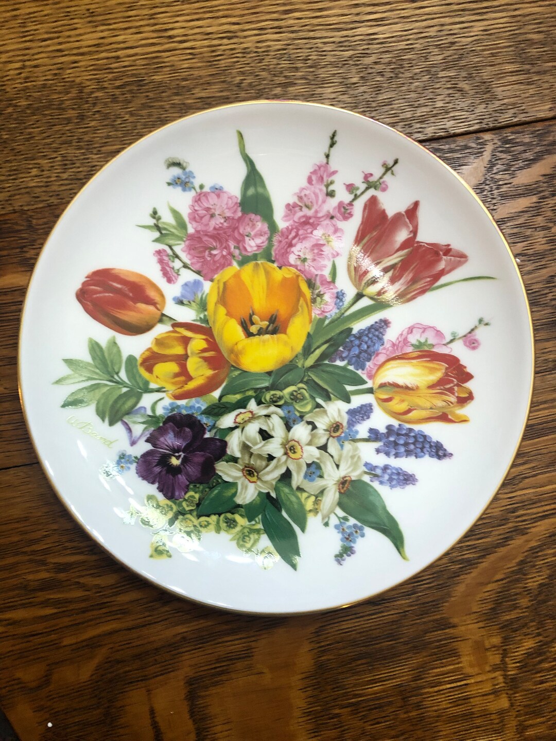 Bands Bouquet of the Seasons Collectable Plate 2nd of Series EASTER ...