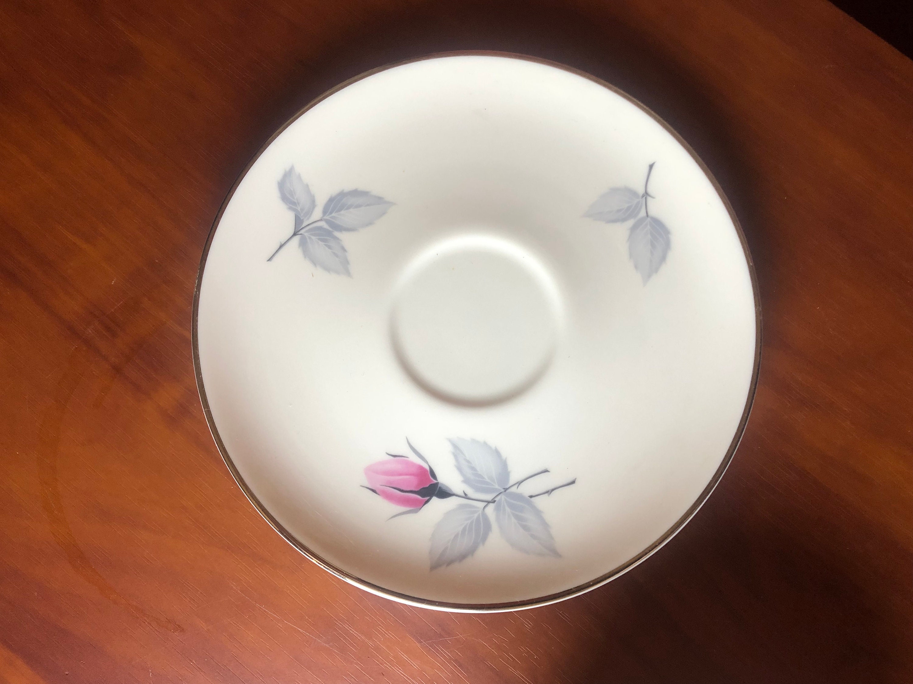 Vintage Syracuse China Bridal Rose Teacup and Saucer Set - Etsy