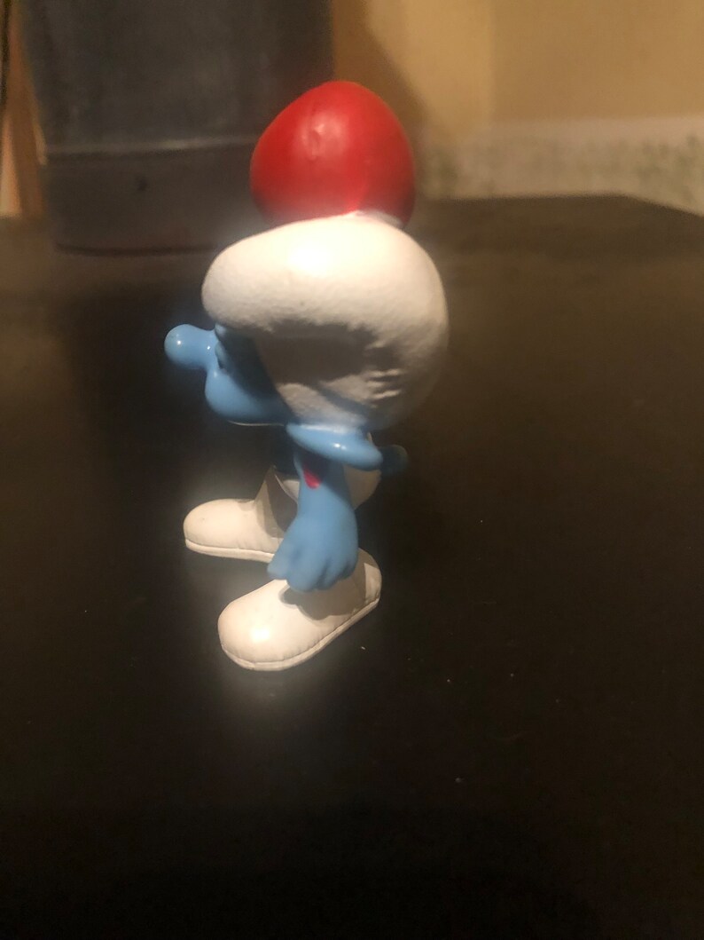 Smurf Mcdonald’s Peyo Toy Hefty With Barbell - Etsy