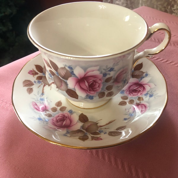 Queen Anne Tea Cup - Etsy