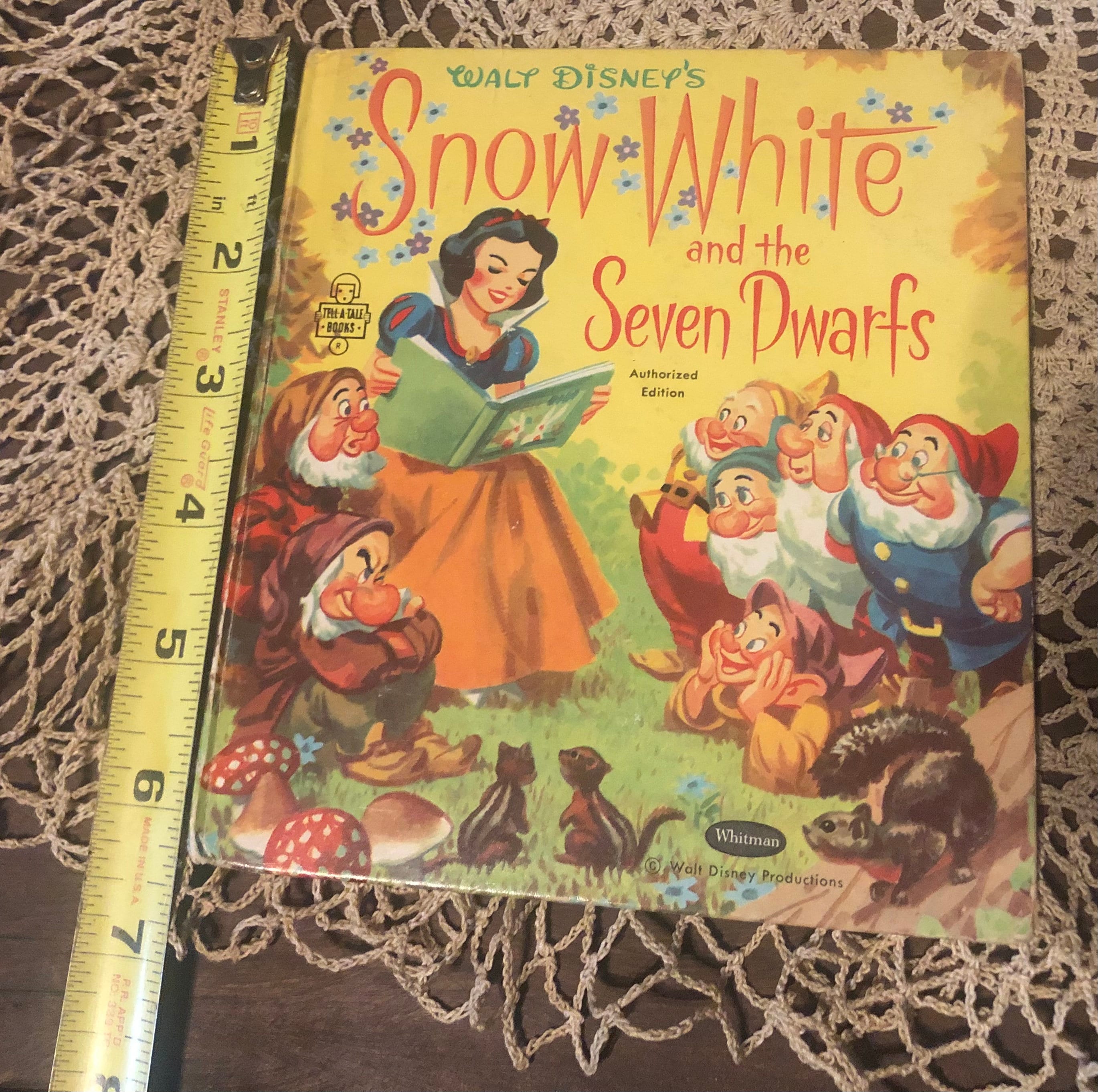 1955 first Cover Rare Disneys Snow White and the Seven Dwarfs Childrens ...