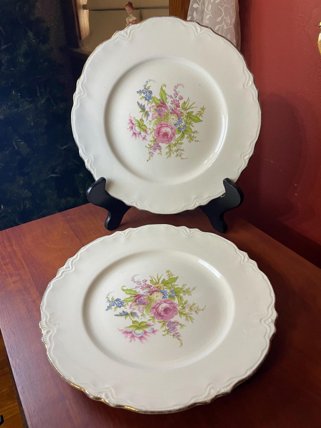 Set of Two Cunningham and Picket Avon by Homer Laughlin Dinner Plates 9 ...