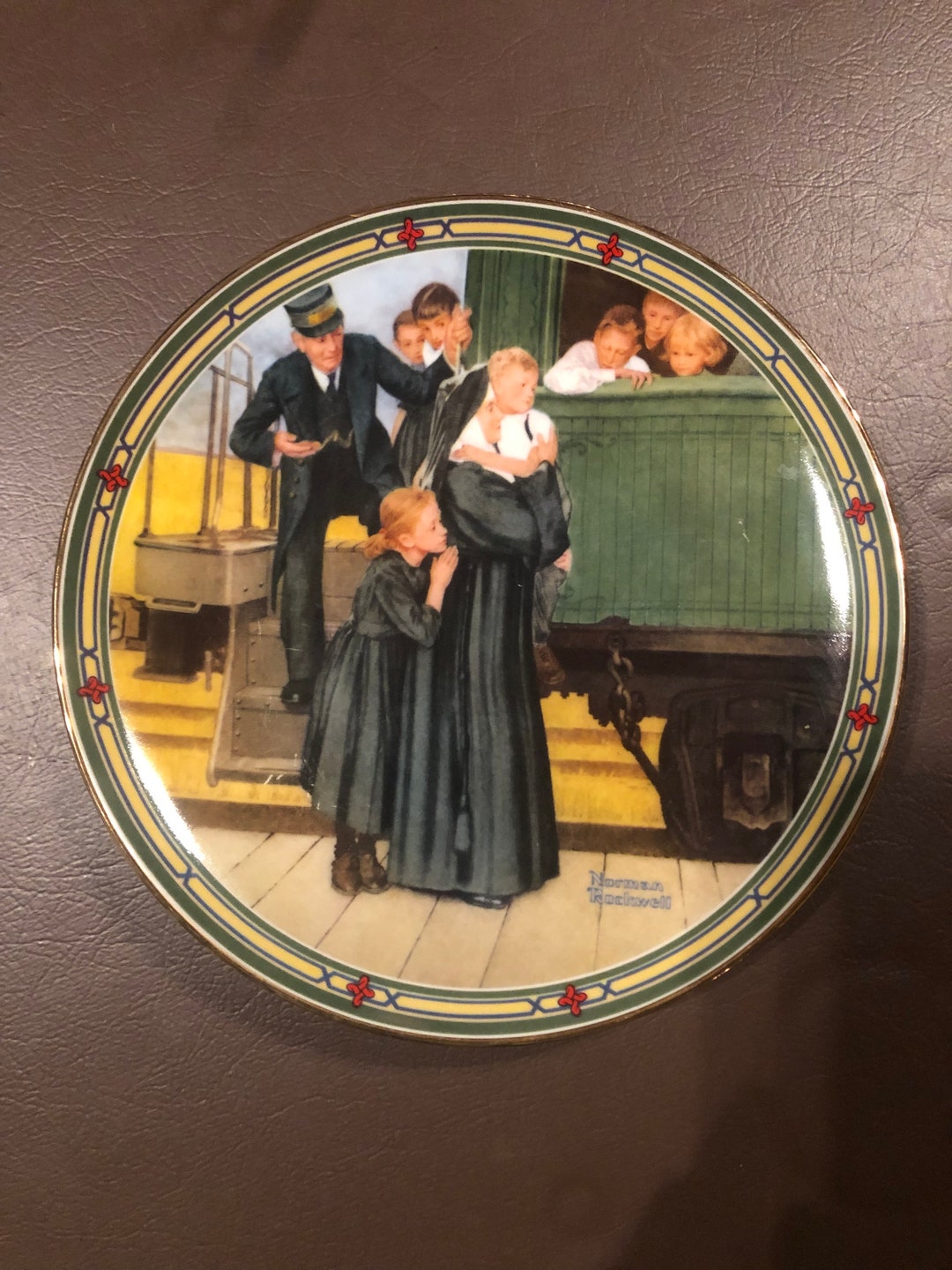 Knowles Norman Rockwell Collectors Plate an Orphans Hope Painted 1951 ...