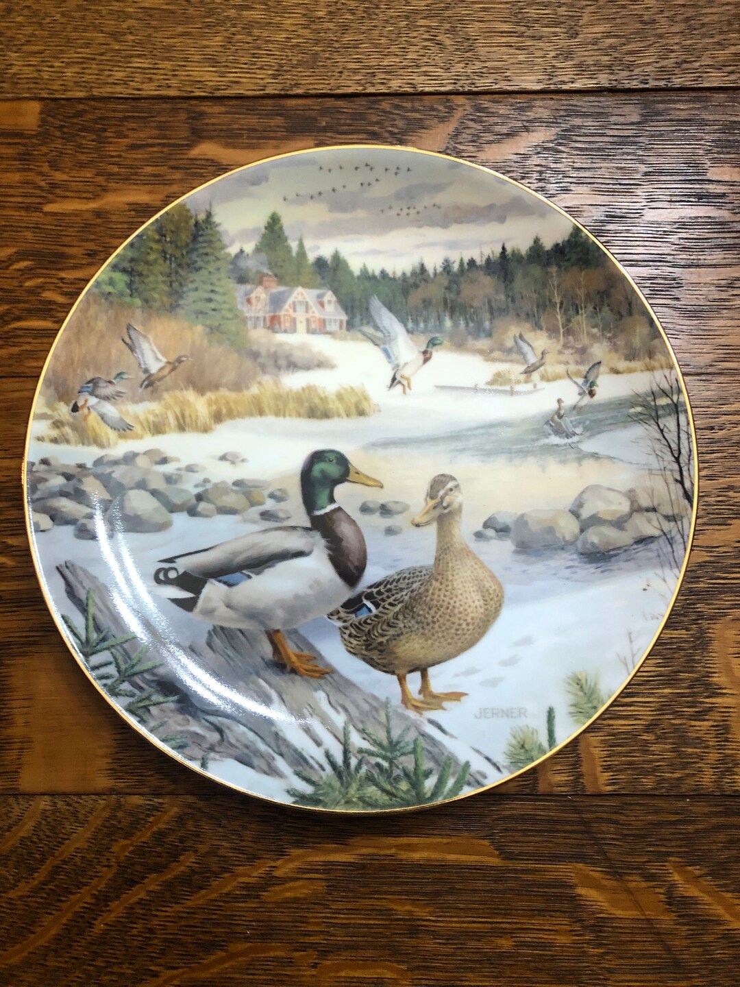 Living With Nature: Jerners Ducks Collectable Plate Series the MALLARD ...