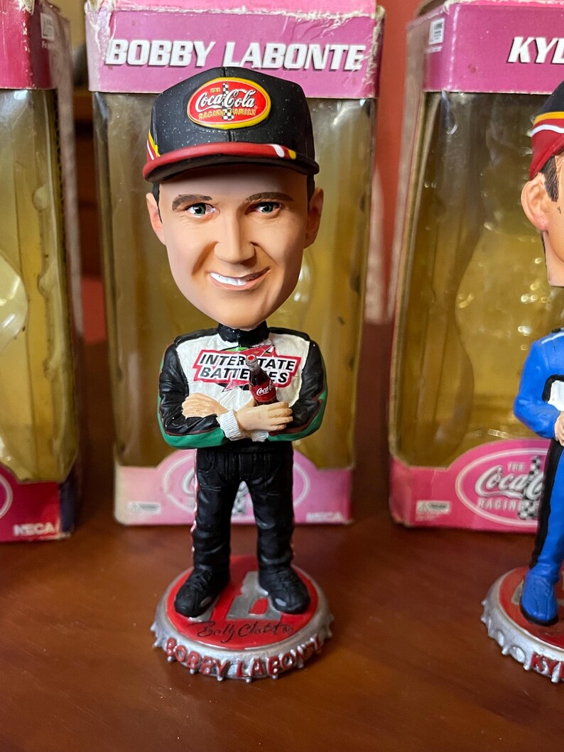 Set of Seven NASCAR the Coca-cola Racing Family Bobbleheads Kyle Petty ...
