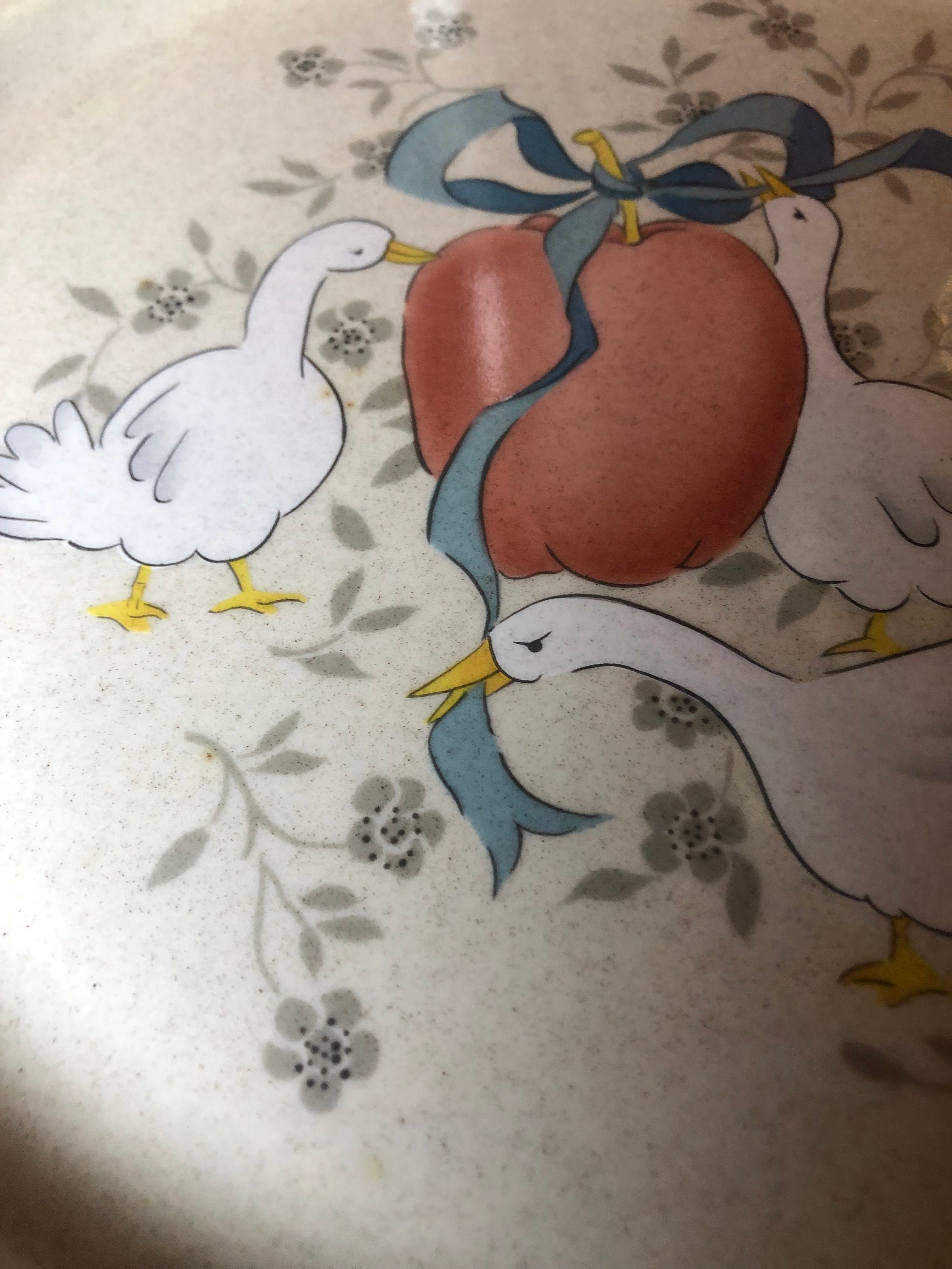 Marmalade Japanese Stoneware Goose Geese Duck Serving Platter 12.25 ...