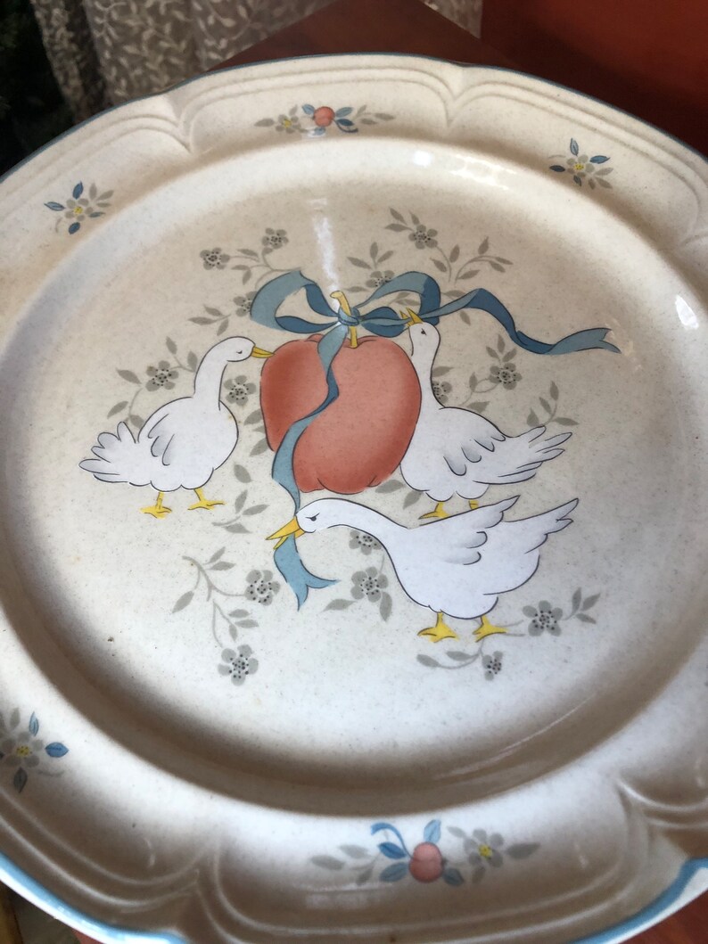 Marmalade Japanese Stoneware Goose Geese Duck Serving Platter 12.25 ...