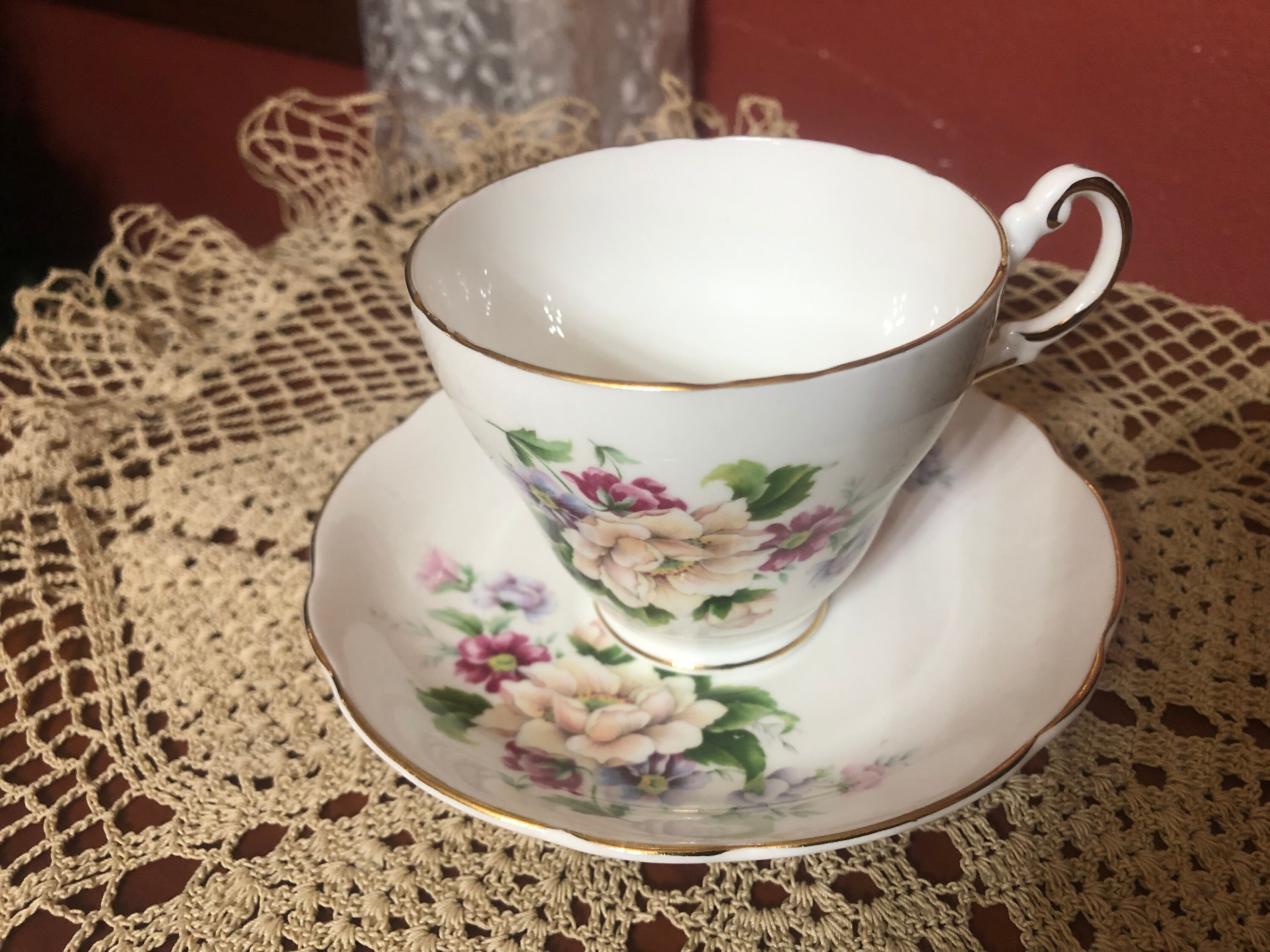 Regency Bone China Tea Cup and Saucer Set Bone China Made in England - Etsy