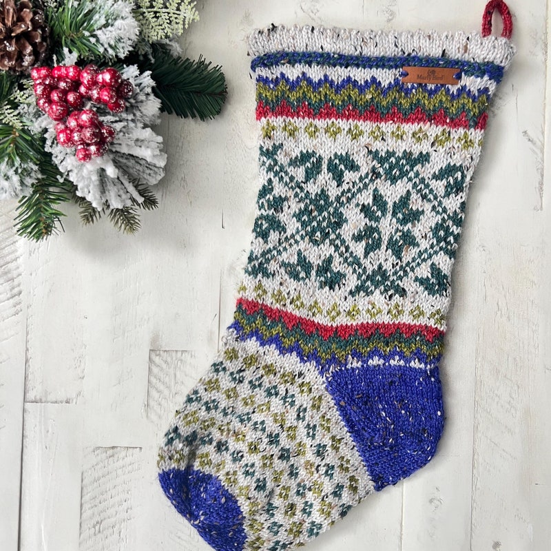 Fair Isle Stocking - Etsy