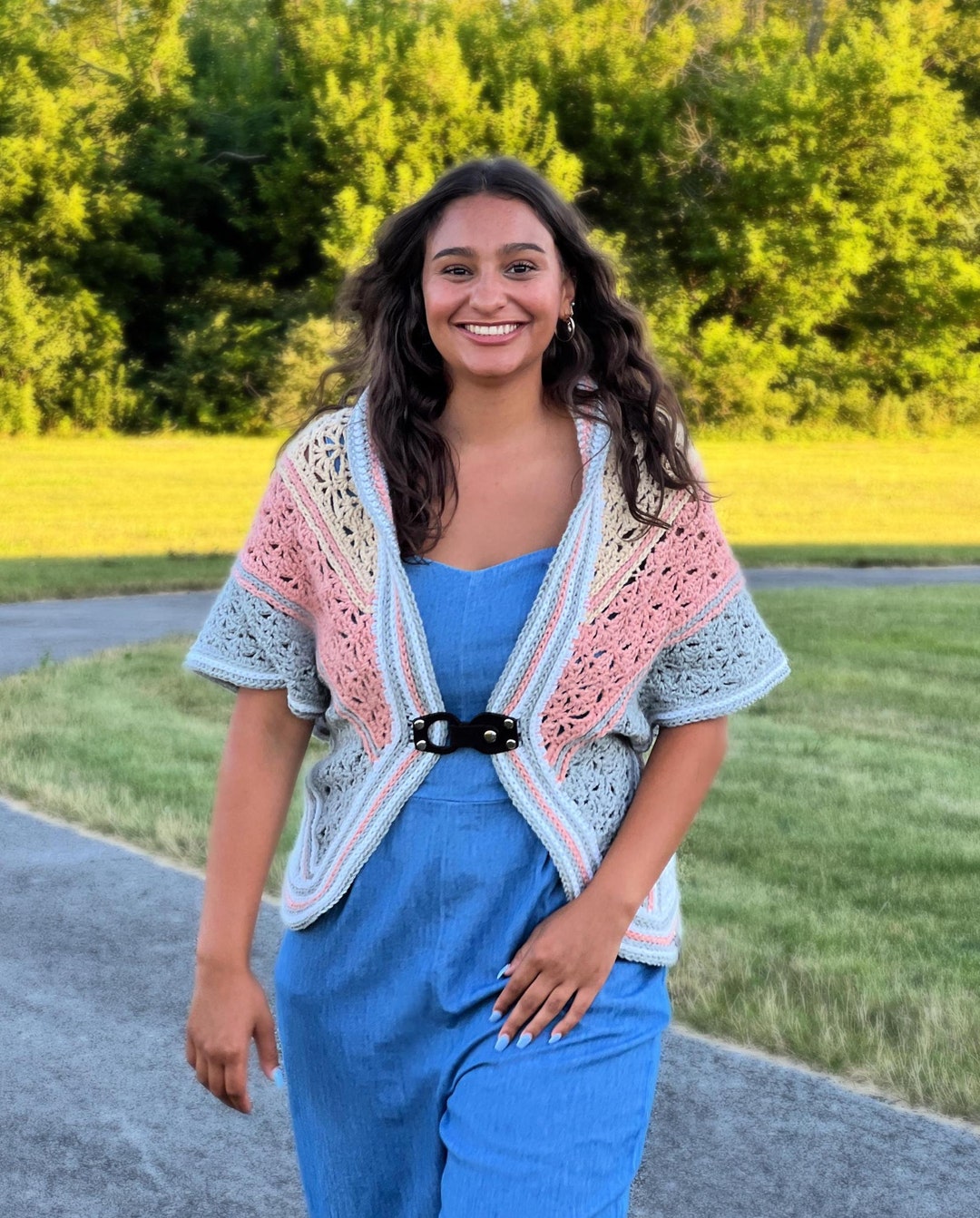 CROCHET PATTERN / Amaya Crochet Shrug / One Piece Cardigan / Crochet ...